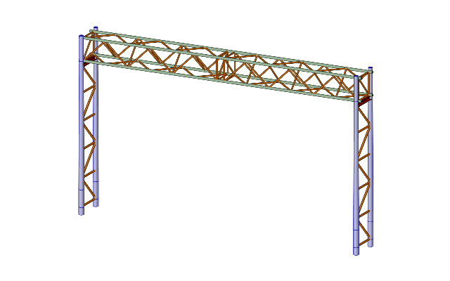 Overhead structural sign supports - HSE software - SAFI